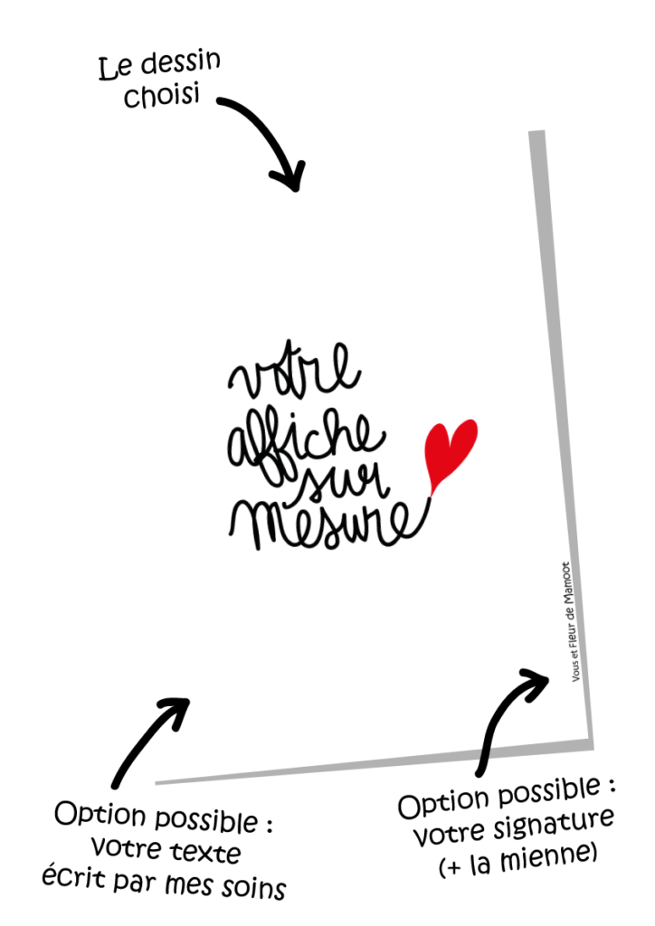Votre affiche sur mesure | Fleur de Mamoot Design