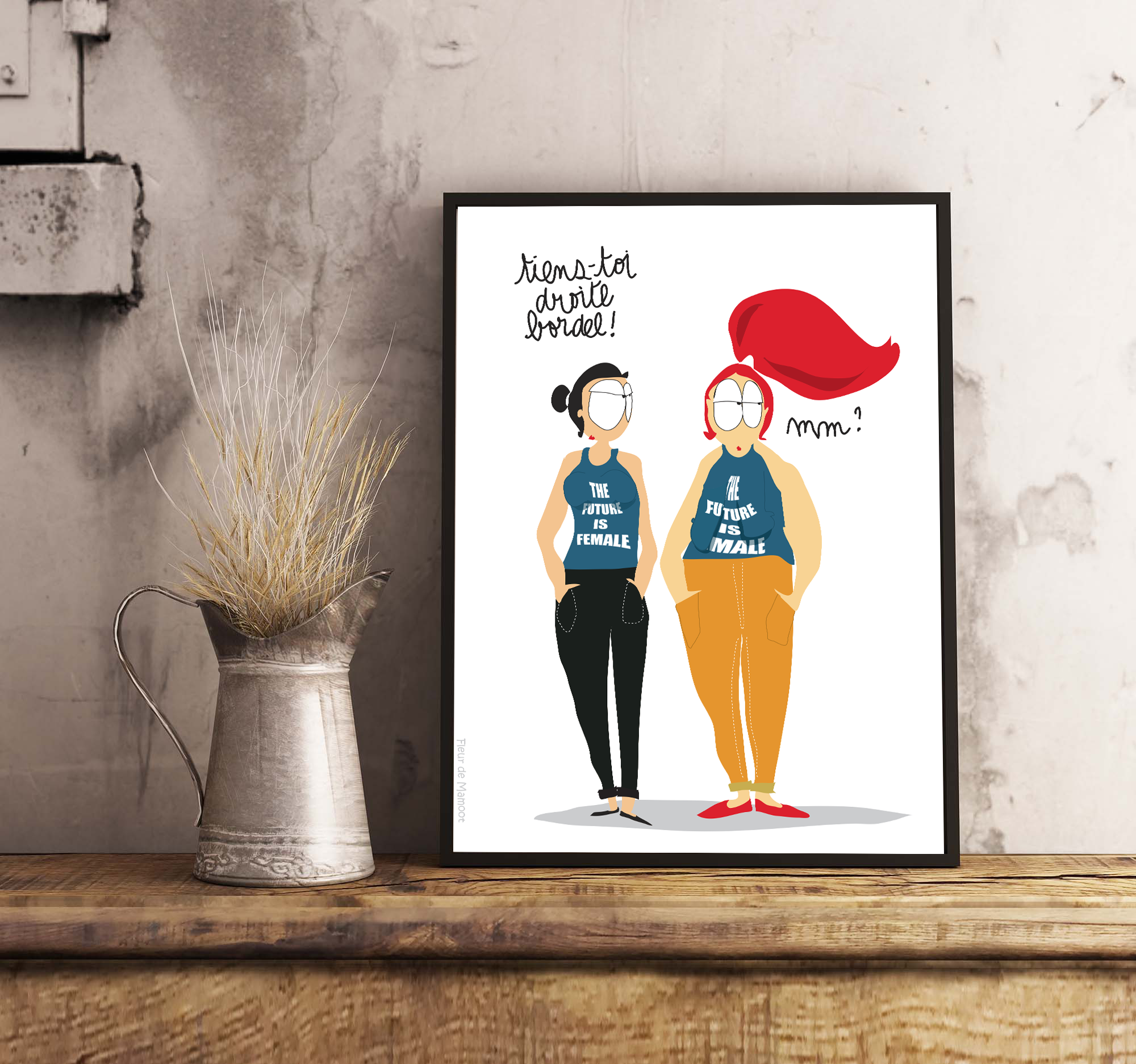 Affiche 8 mars | Fleur de Mamoot Design