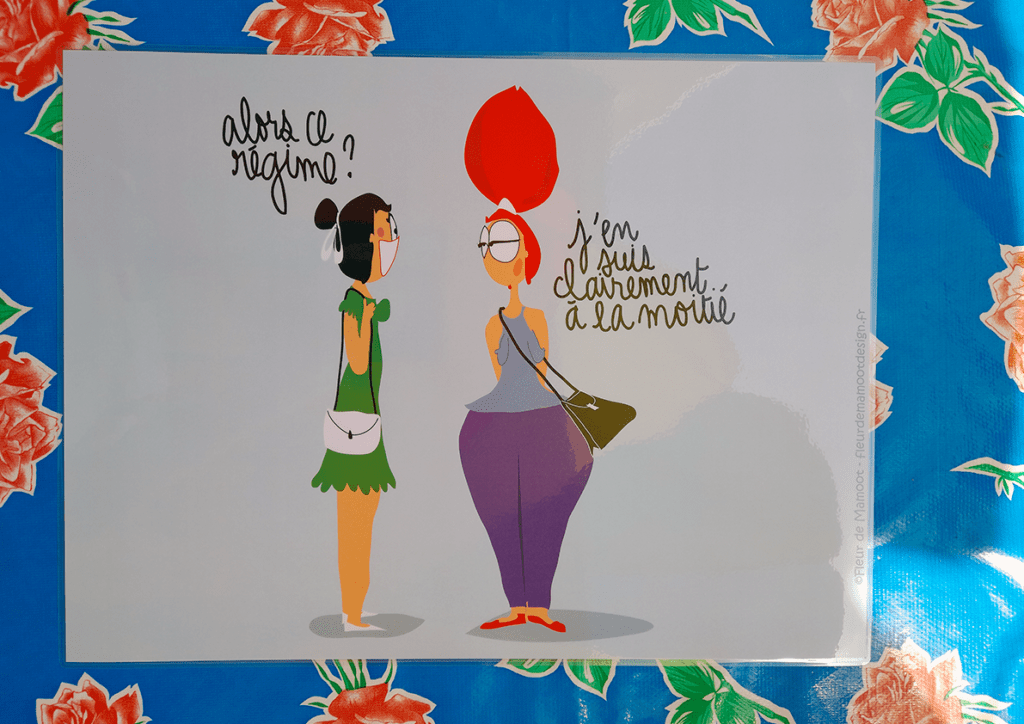 Set de table humoristique | Fleur de Mamoot Design