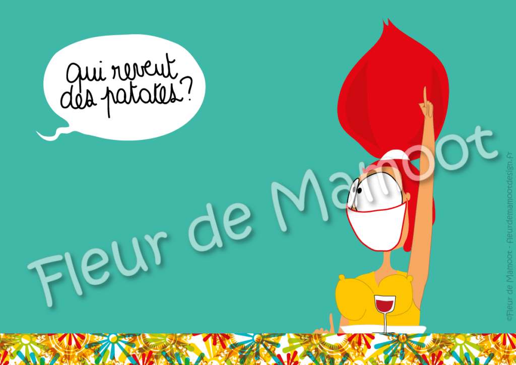 Set de table humoristique | Fleur de Mamoot Design